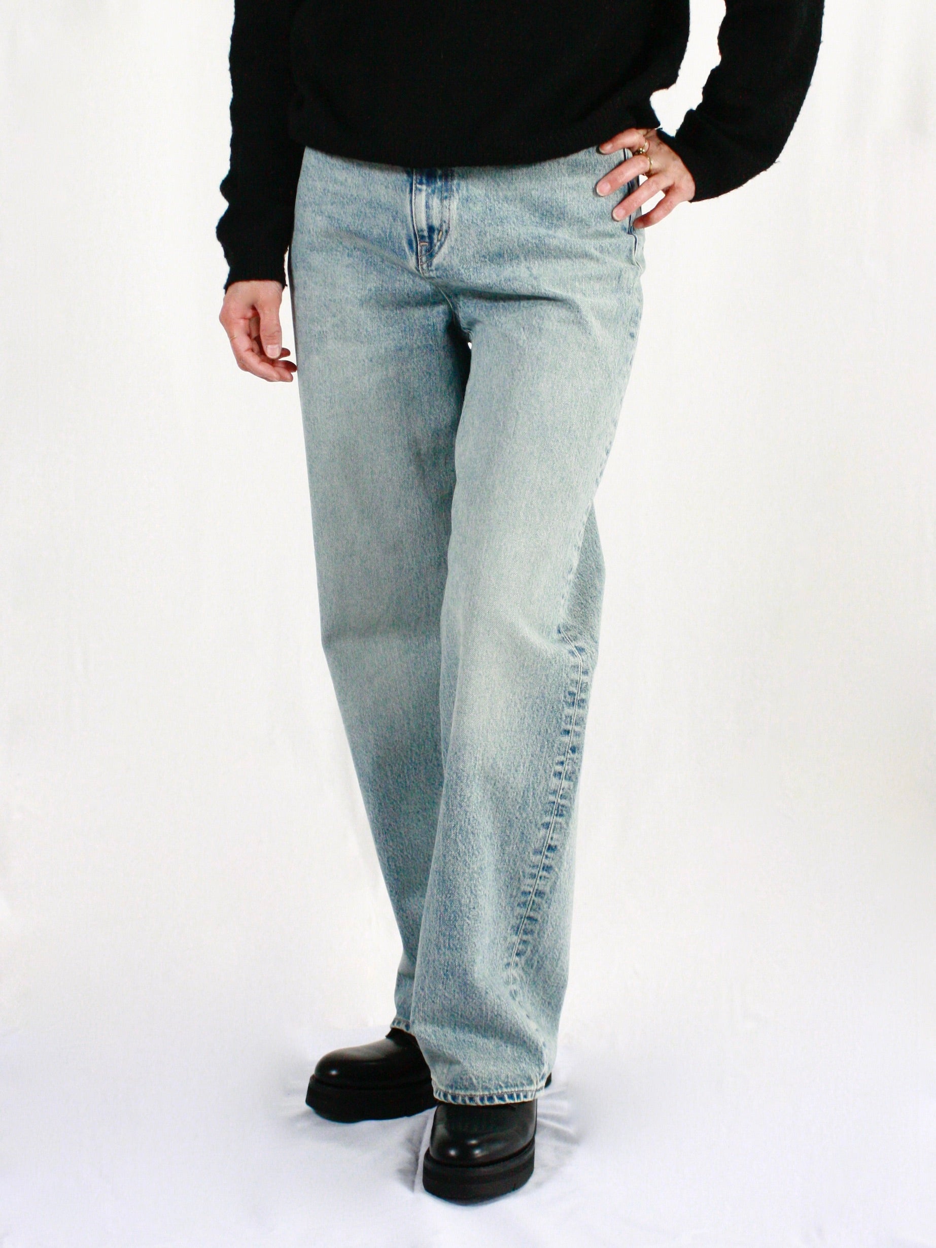 CLANE / SECOND DENIM PANTS / ICE BLUE / 14111-7322